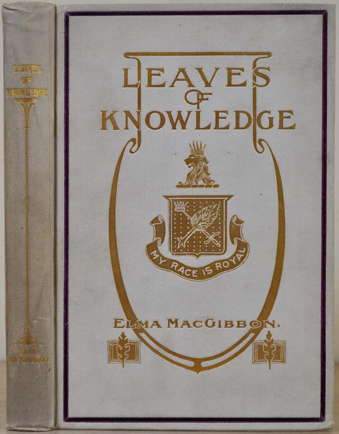 LEAVES OF KNOWLEDGE by MacGibbon, Elma: Very good+ condition Hardcover ...