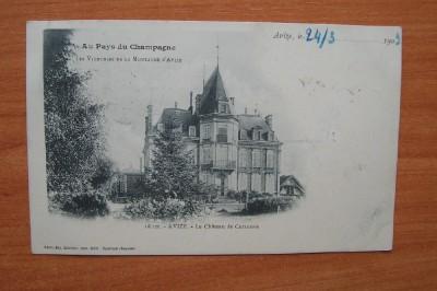 CPA : AVIZE le château de Cazanove, au pays du champagne les vignobles ...