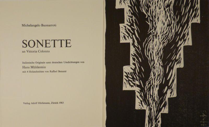 Sonette an Vittoria Colonna. Italienische Originale samt deutschen ...