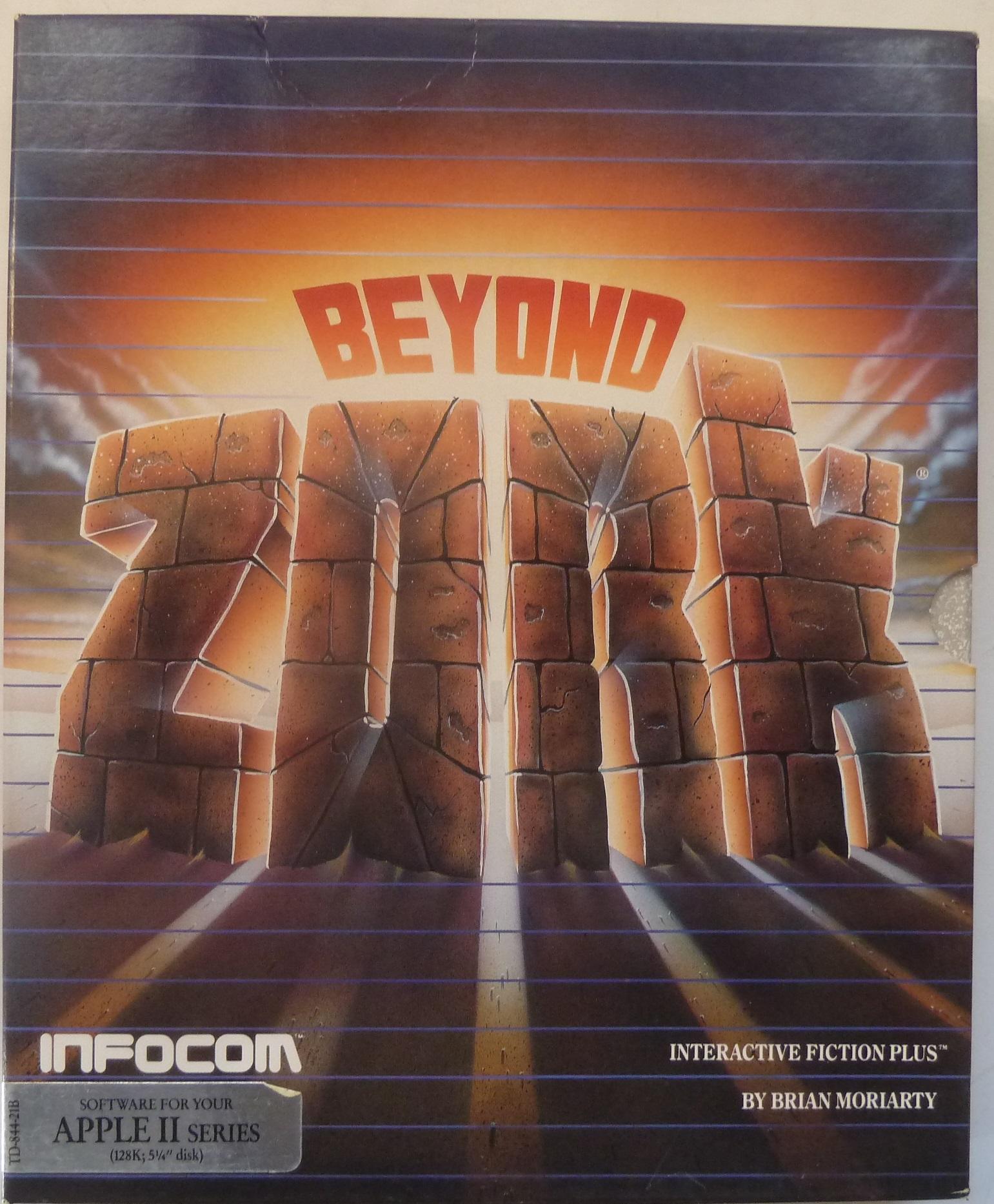 Beyond Zork [Interactive Computer Fiction for Apple II] by Moriarty ...