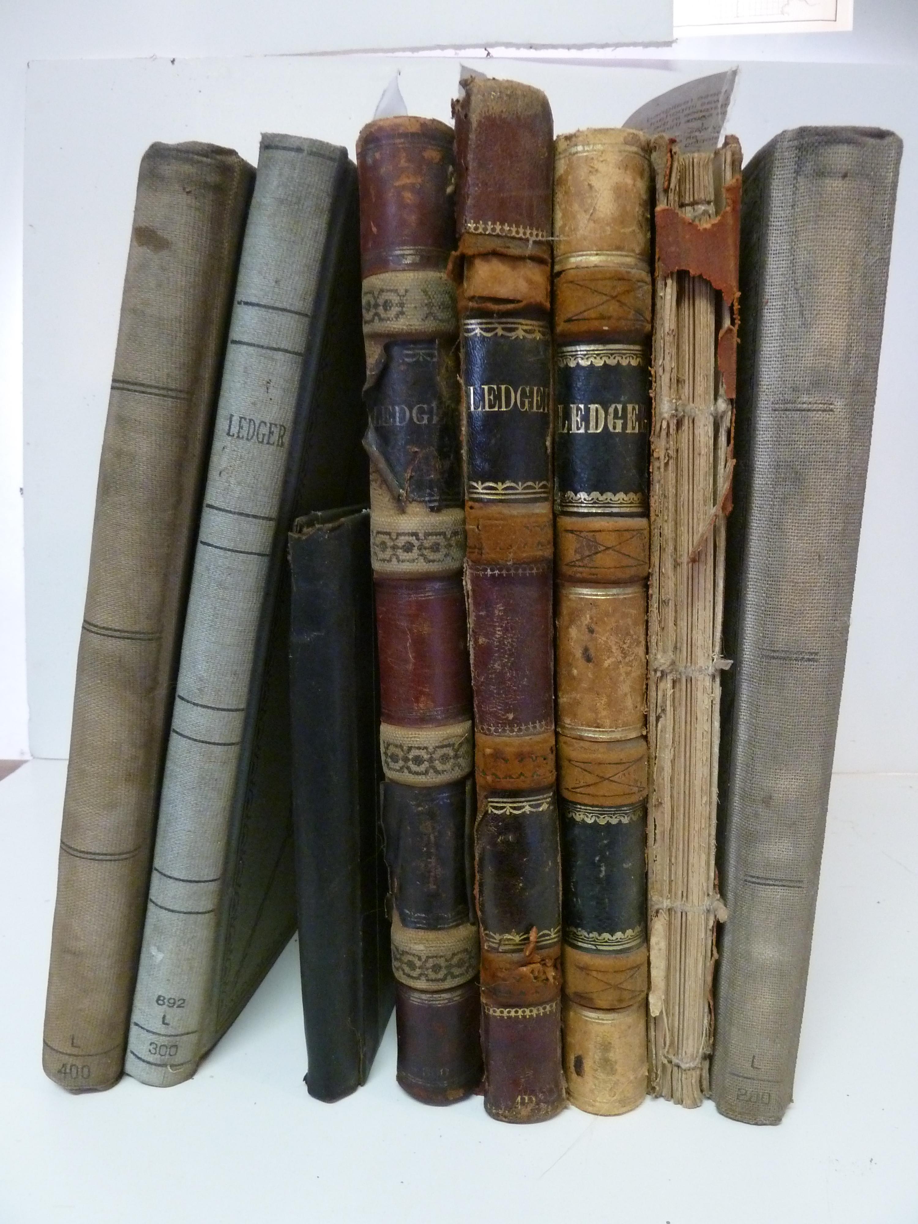 Original Handwritten Ledger Account Books For The L. M. Bennett Jewelry ...