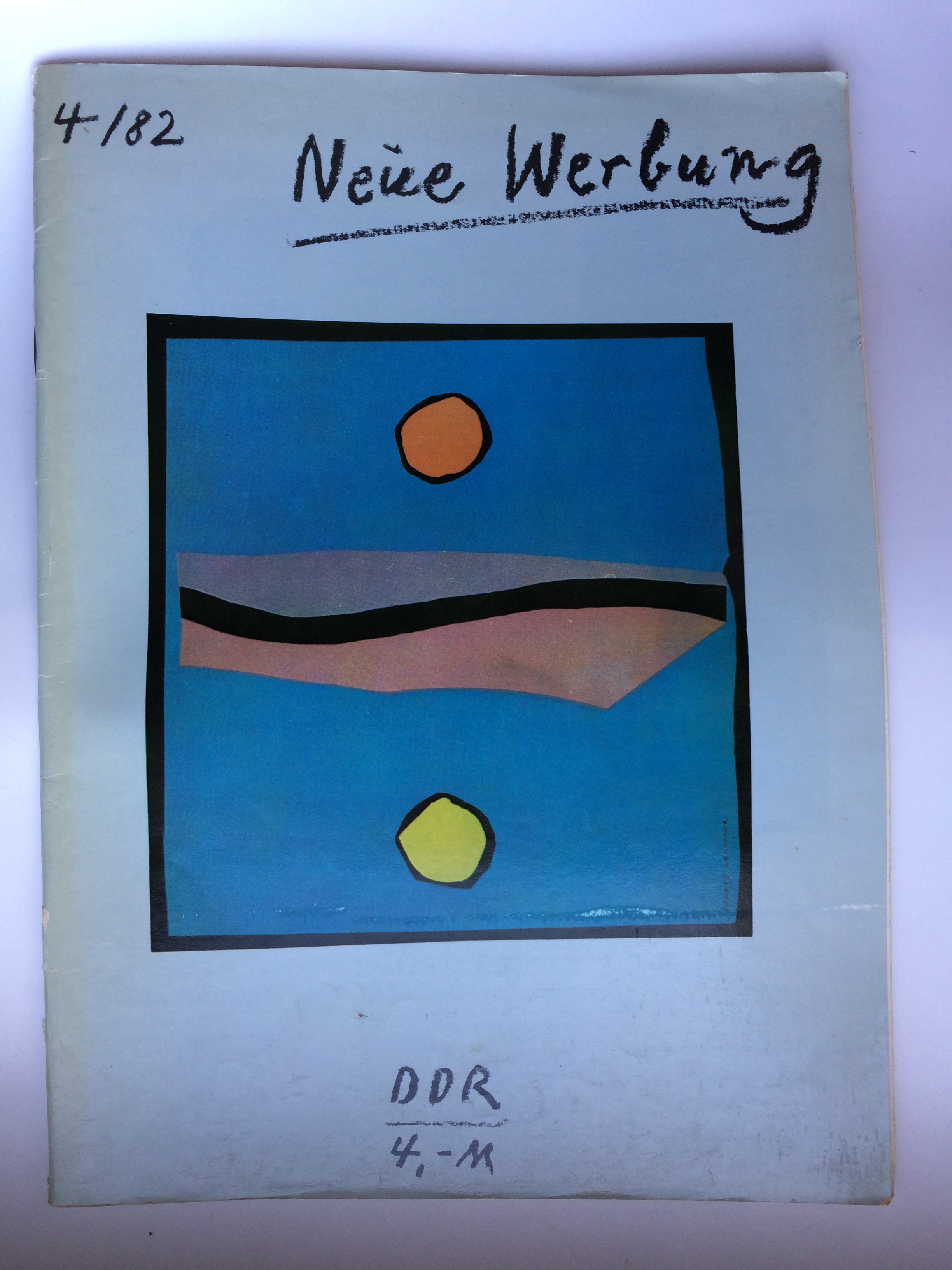 Neue Werbung 4/82, 29. Jahrgang 1982 (Zeitschrift, Text: deutsch ...