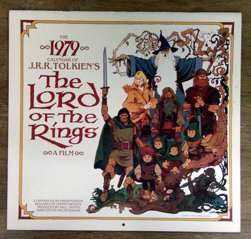J. R. R. Tolkien Calendar 1979 by Tolkien, J. R. R.; Ralph Bakshi ... J. R. R. Tolkien Calendar 1979 by Tolkien, J. R. R.; Ralph Bakshi ...