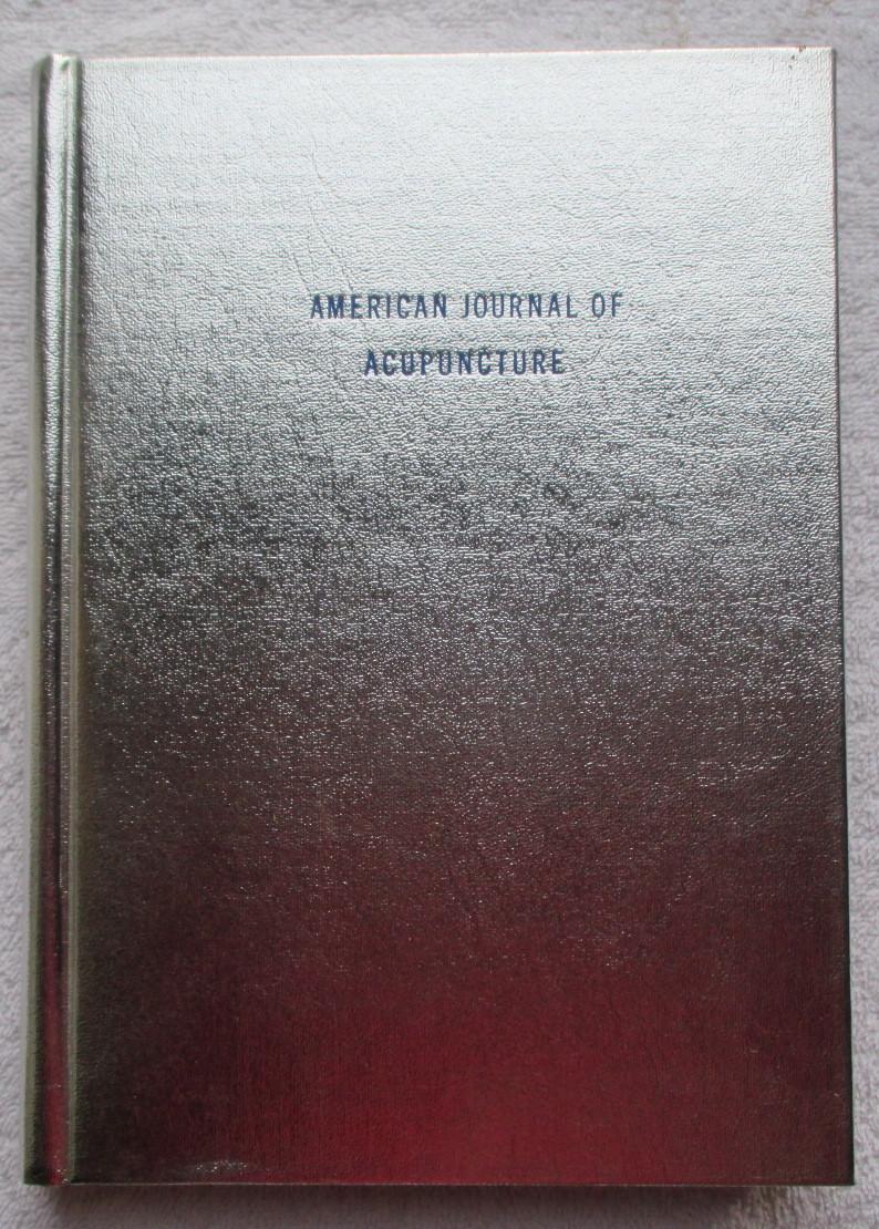 American Journal of Acupuncture Volume 5 by Periodical: Very Good Hard ...