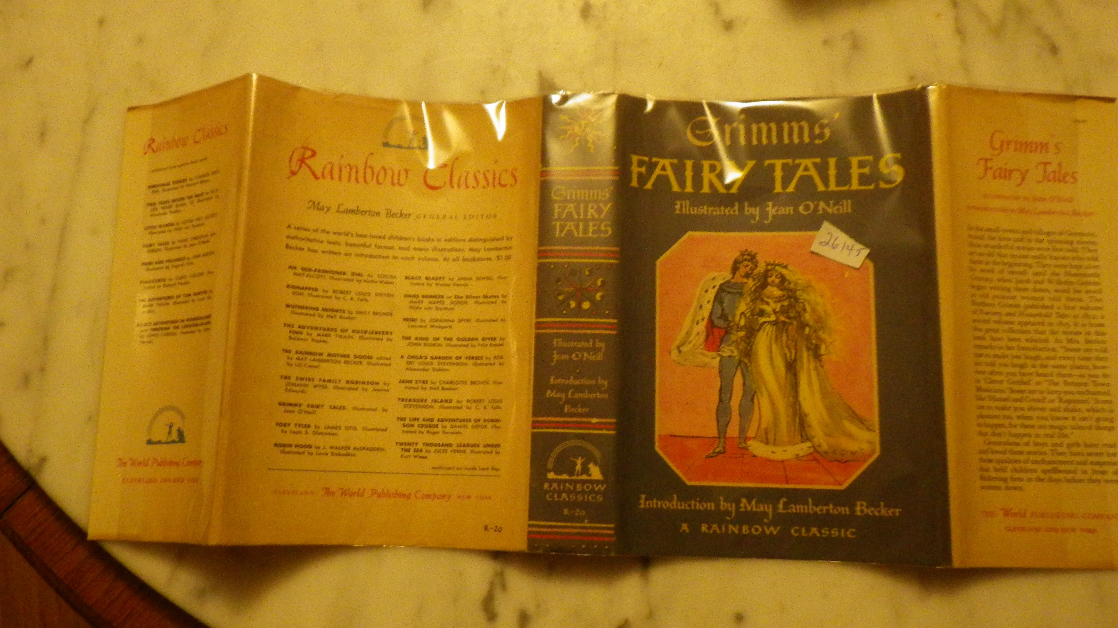 Fairy Tales BY BROTHERS GRIMM, ( Jacob & Wilhelm ,COLOR DUSTJACKET of ...