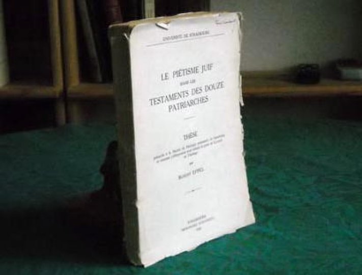 Le piétisme juif dans les testaments des douze patriarches. by EPPEL ...