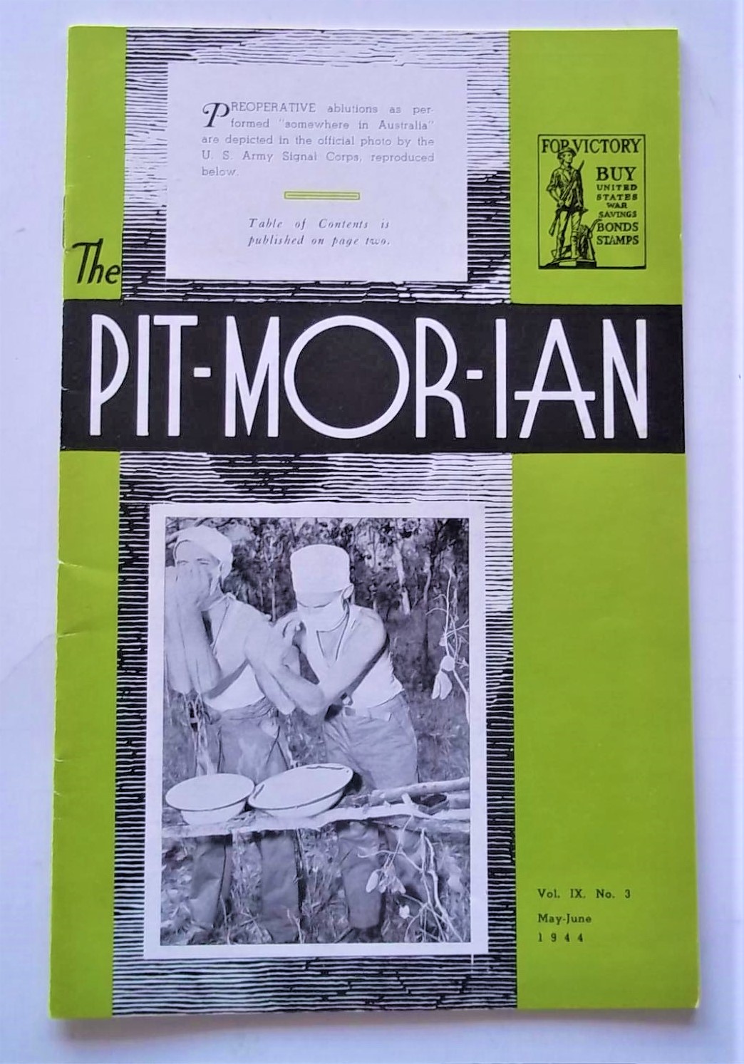 The Pit-Mor-Ian (Pitmorian) May-June 1944 Vol. IX No. 3 Magazine de ...