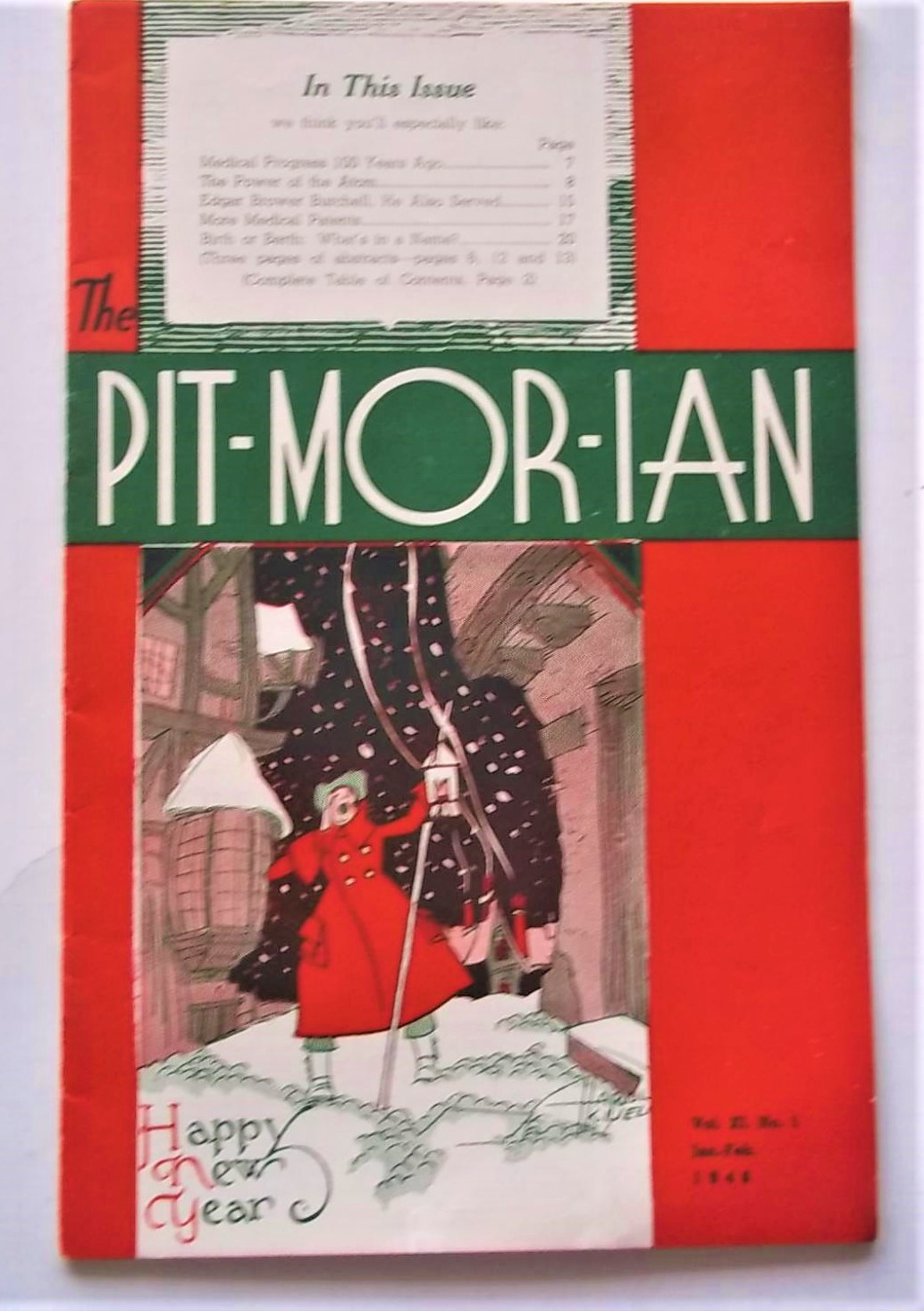 The Pit-Mor-Ian (Pitmorian) January-February 1946 Vol. XI No. 1 ...