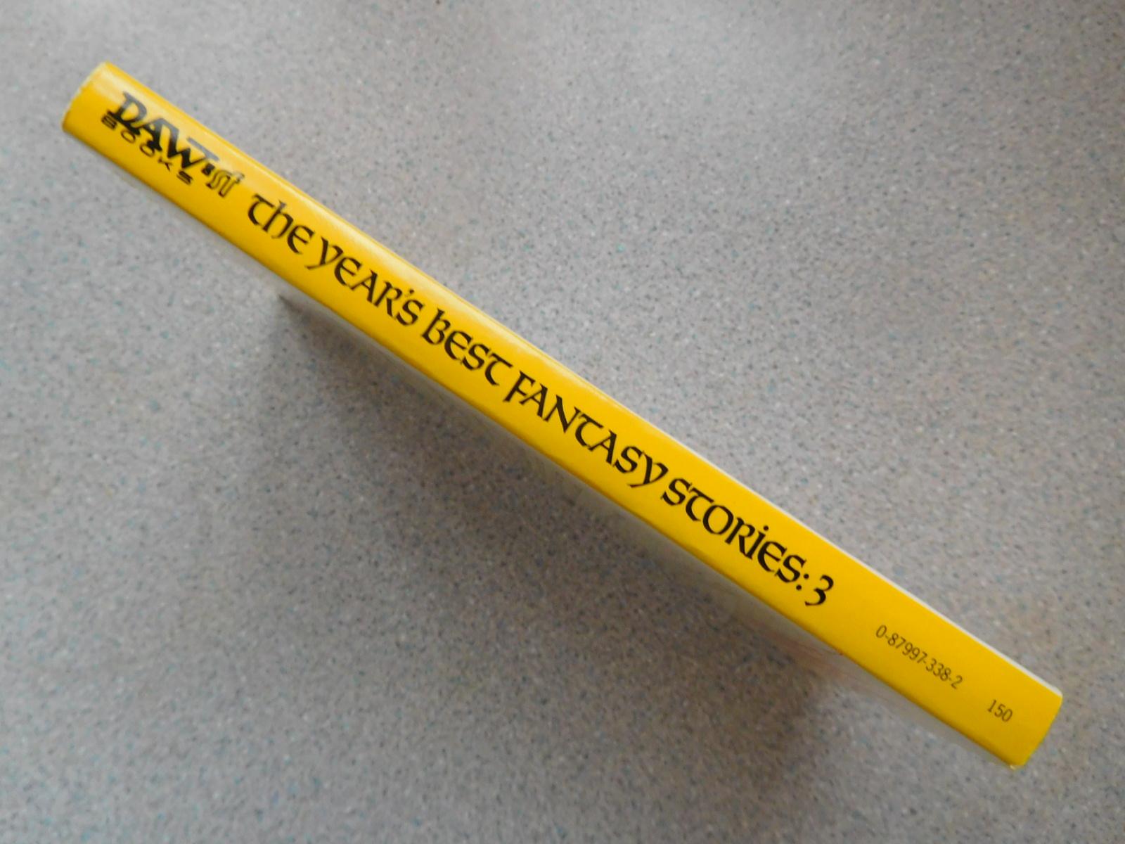 LIN CARTER PRESENTS: THE YEAR'S BEST FANTASY STORIES: 3 (Very Fine ...