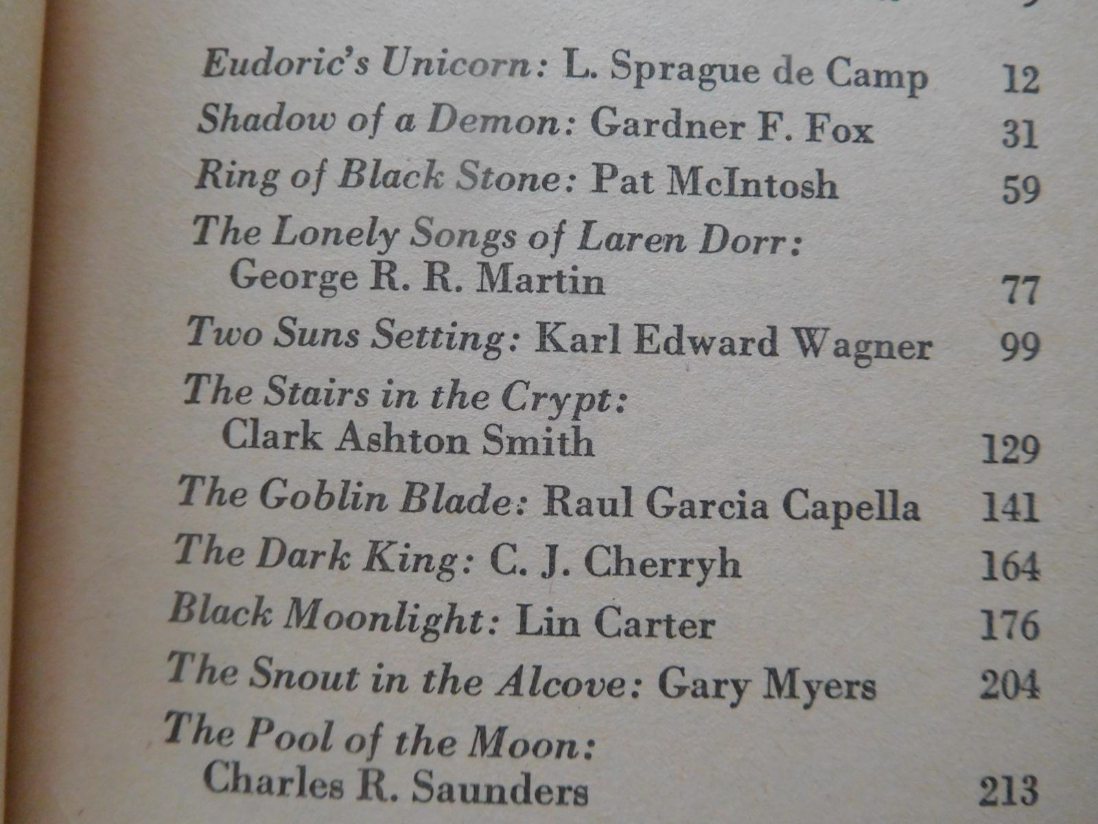 LIN CARTER PRESENTS: THE YEAR'S BEST FANTASY STORIES: 3 (Very Fine ...