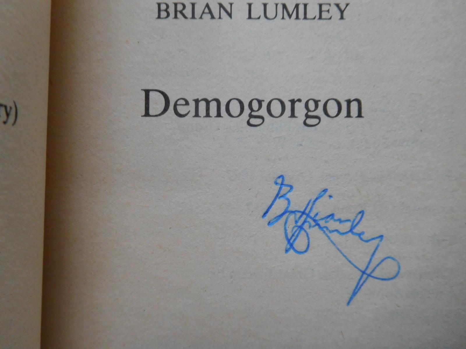 DEMOGORGON (Pristine Signed First Edition) de Lumley, Brian: As New ...