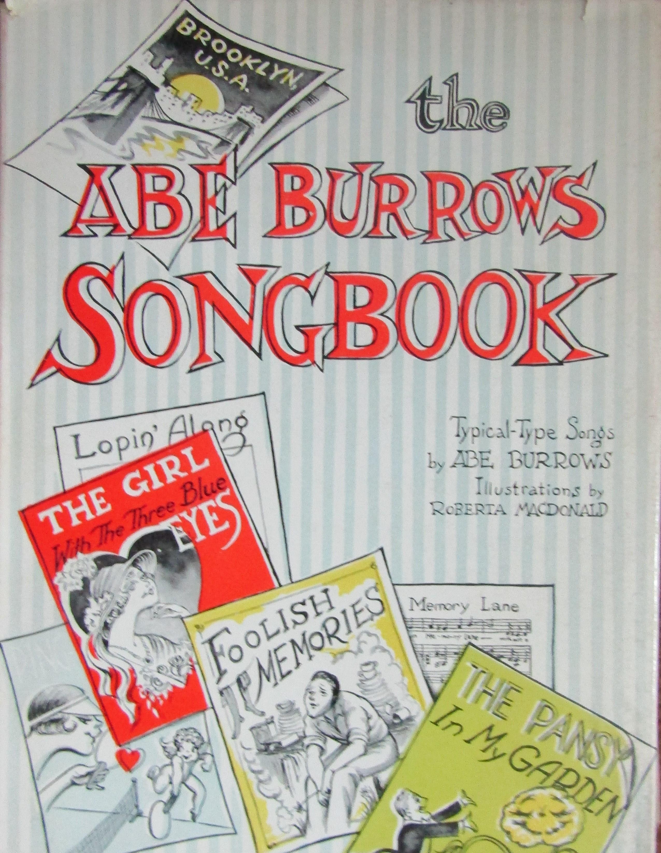 The Abe Burrows Songbook by Burrows, Abe: Very Good Hardcover (1955 ...