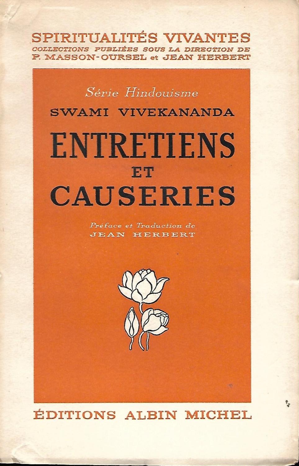 Entretiens et causeries, préface et traduction de Jean Herbert by ...