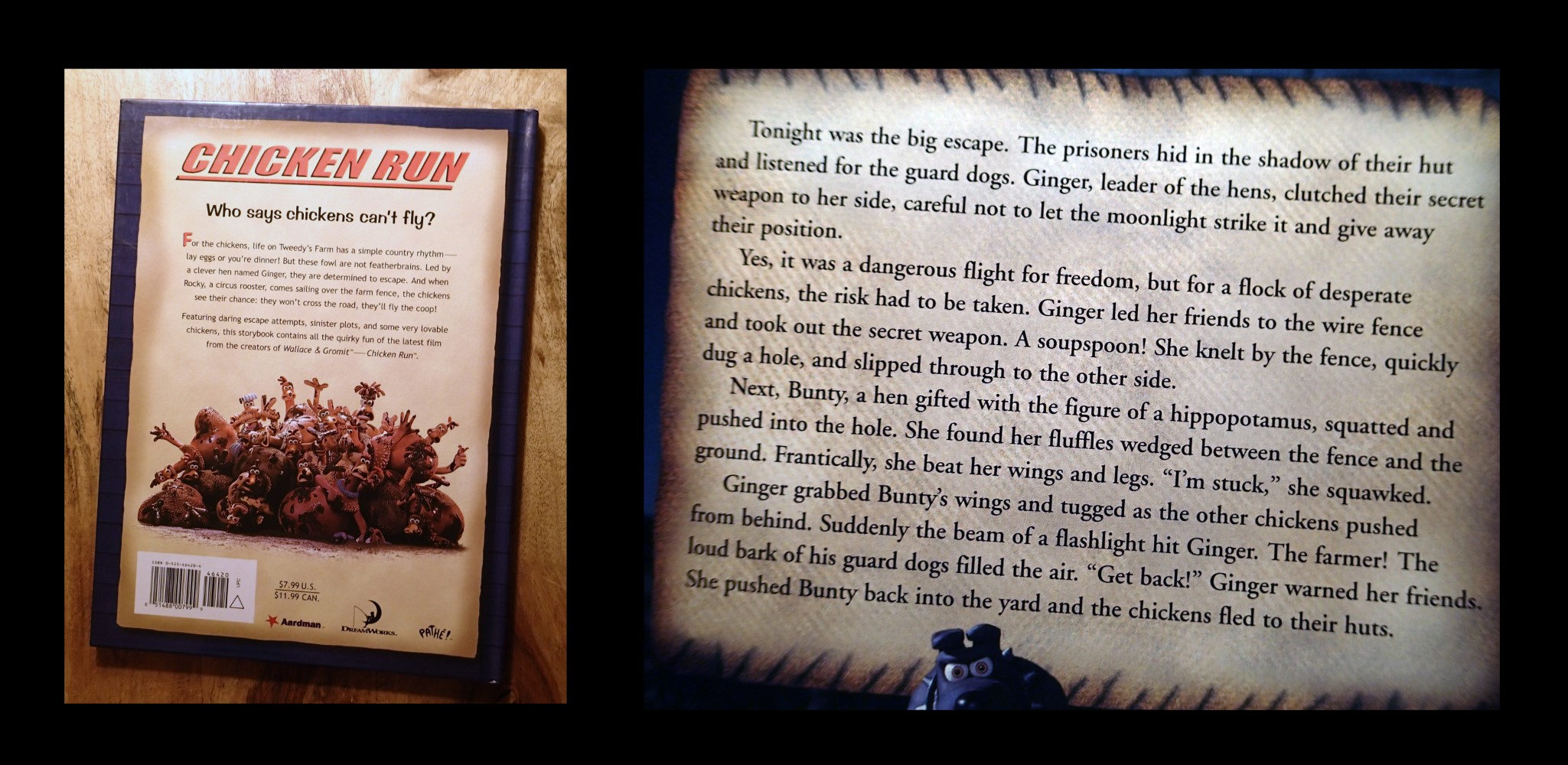 CHICKEN RUN: Learn to Fly or Bake in a Pie! : Action-Packed Storybook ...