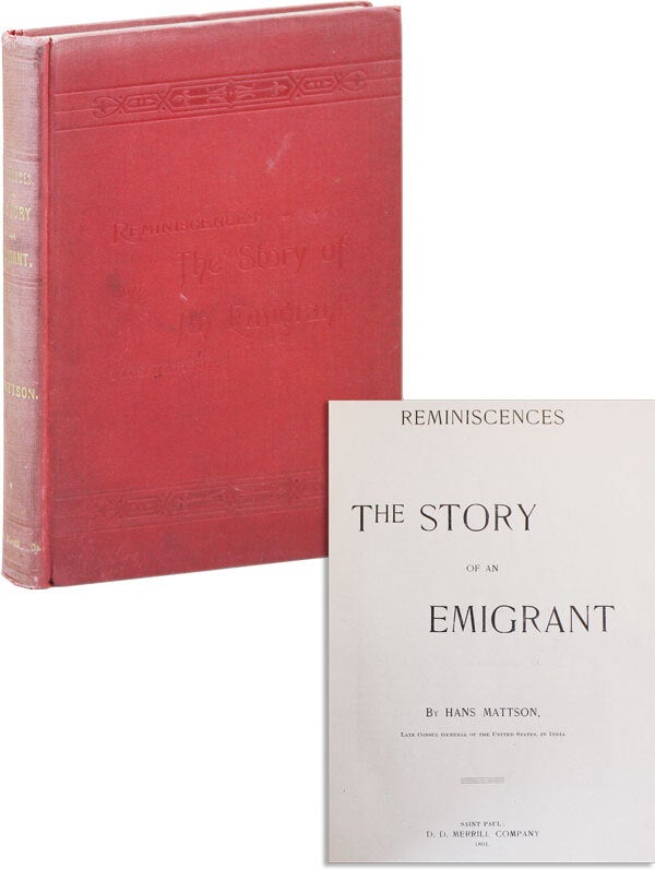 Reminiscences: The Story of an Emigrant by [SWEDISH-AMERICANS ...