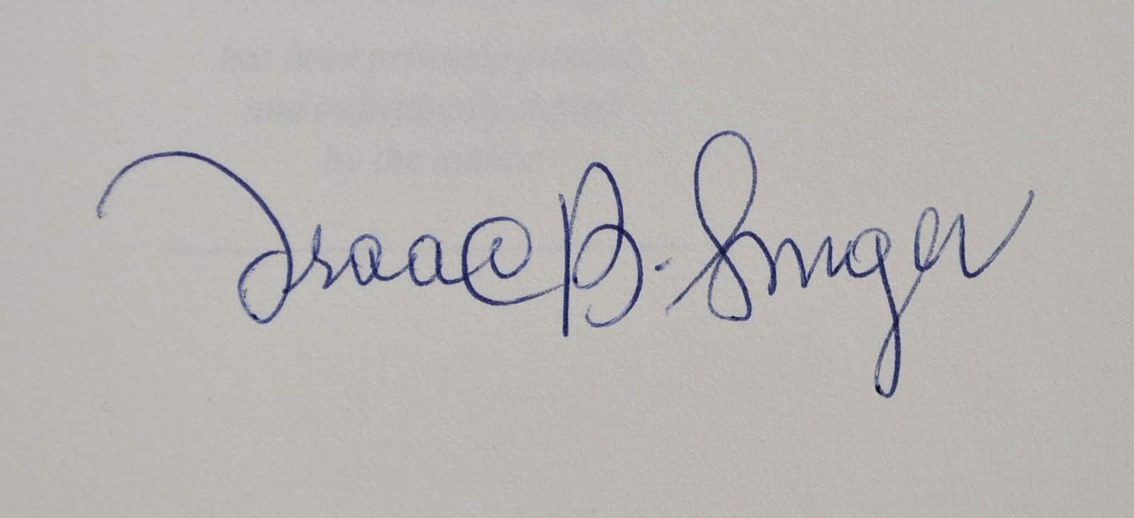 GIMPEL THE FOOL AND OTHER STORIES. Limited edition signed by Isaac ...