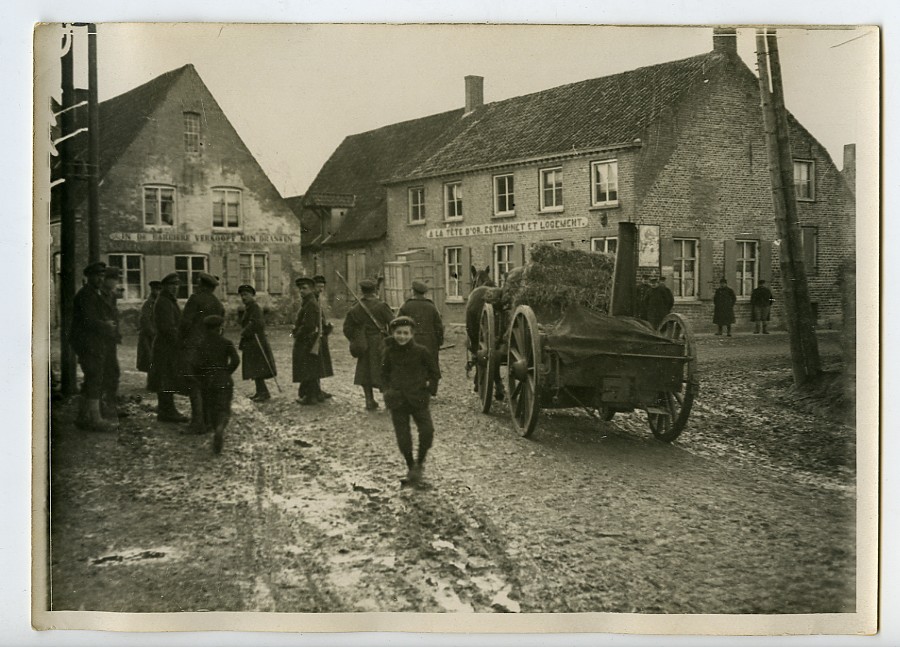 France Village Somewhere on the Flanders Front WWI A la Tete d'Or Old ...
