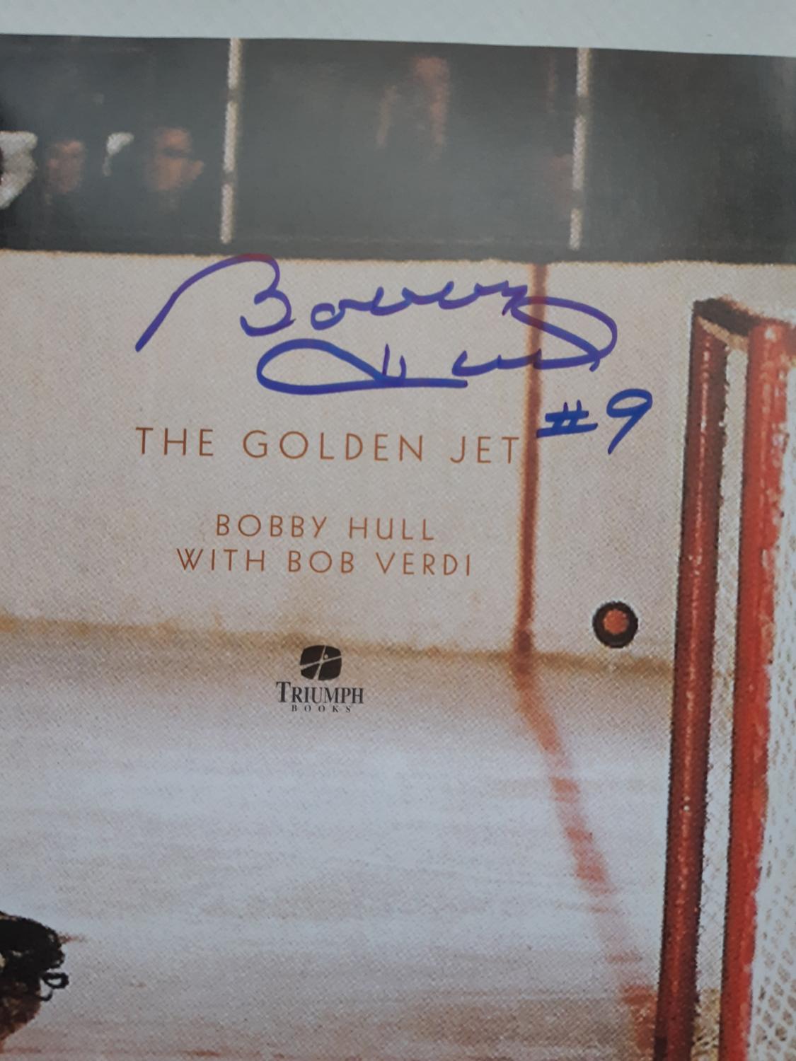 The Golden Jet by Bobby Hull; Bob Verdi: Fine Hardcover (2010) Signed ...
