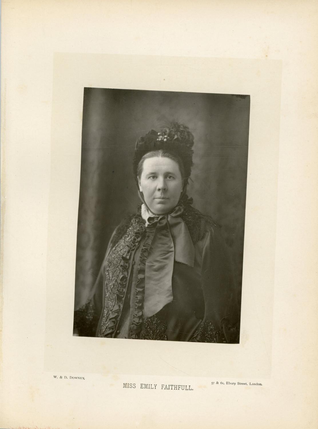 W & D Downey, London, Emily Faithfull (1835-1895), militante ...