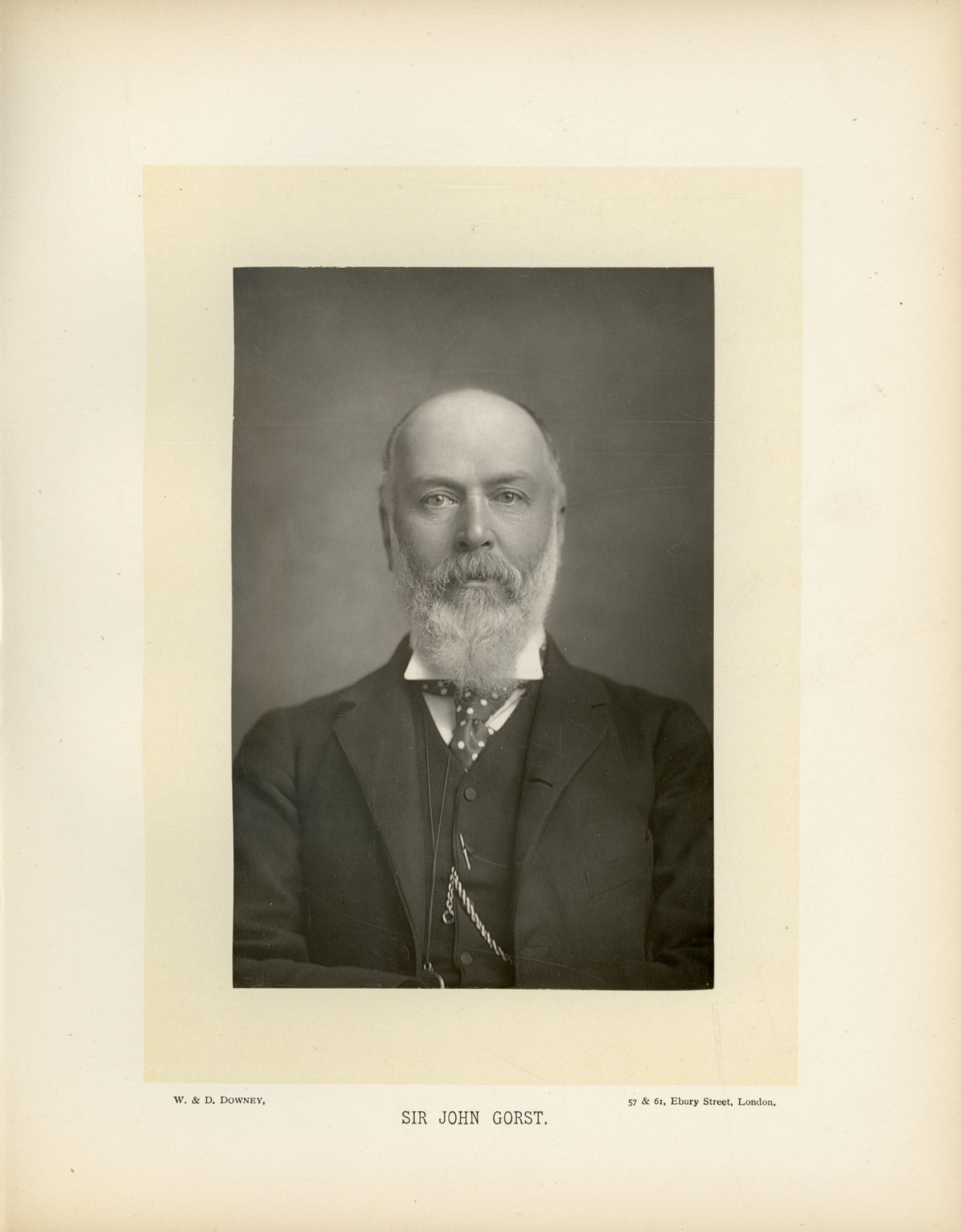 W & D Downey, London, Sir John Eldon Gorst (1835-1916), avocat et homme ...