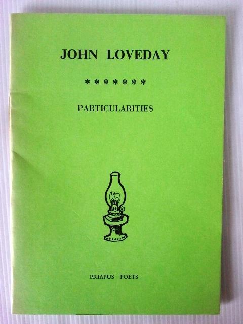 Particularities by Loveday, John: Good+ Paperback (1977) 1st Edition ...