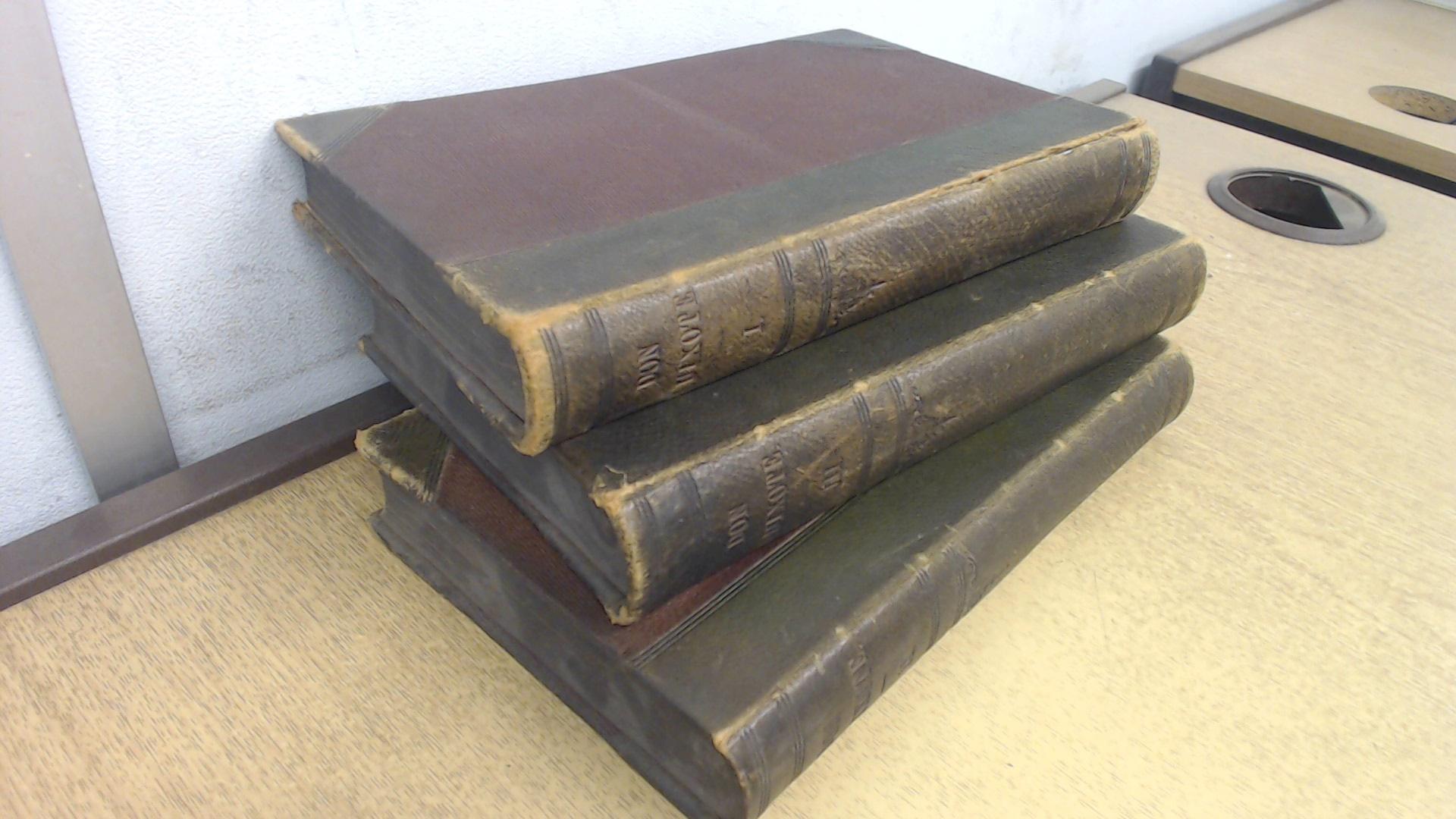 Don Quixote De La Mancha (3 Volume Set de Charles Jarvis: Good (1837 ...