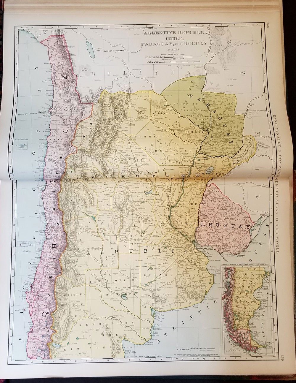 Rand-McNally Indexed Atlas of the World with 275 illustrations. Vol. II ...