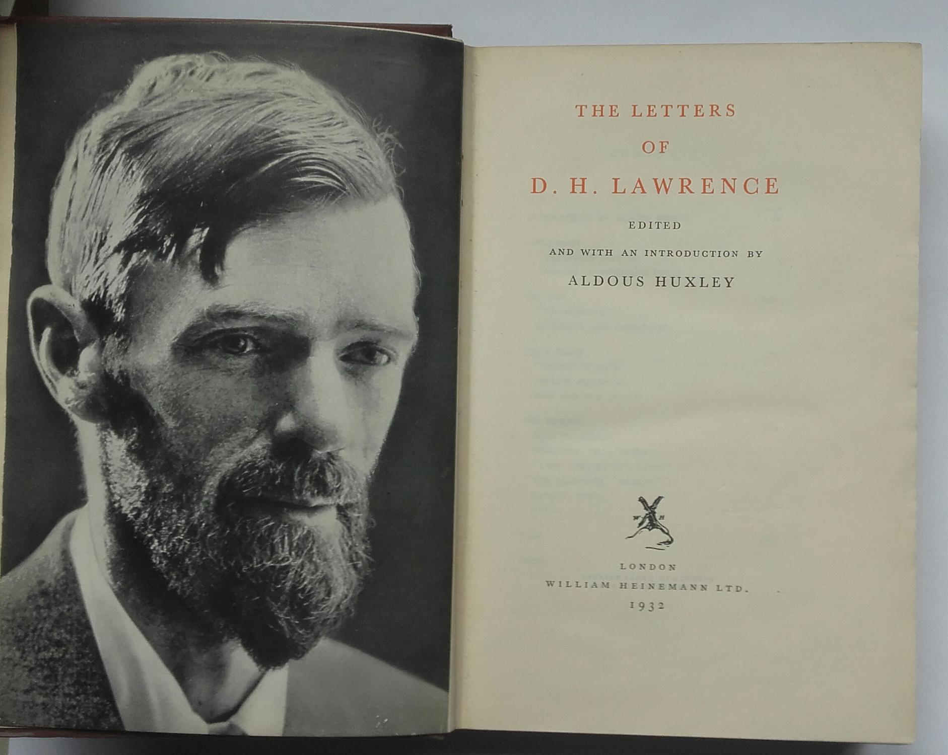 The letters of D. H. Lawrence. Edited and with an introduction by ...