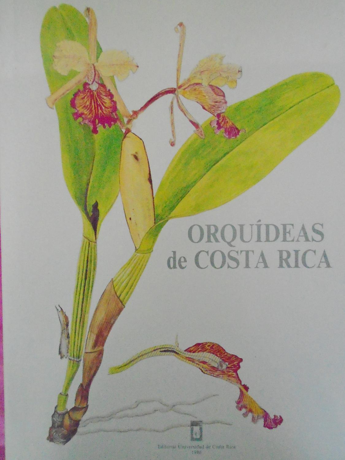 GENEROS DE ORQUIDEAS DE COSTA RICA by Caballero, Rafael Lucas Rodriguez ...
