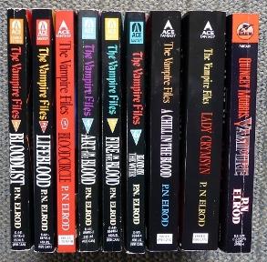 THE VAMPIRE FILES (1,2,3,4,5,6,7 & 9). #1. BLOOD LIST. #2. LIFEBLOOD ...