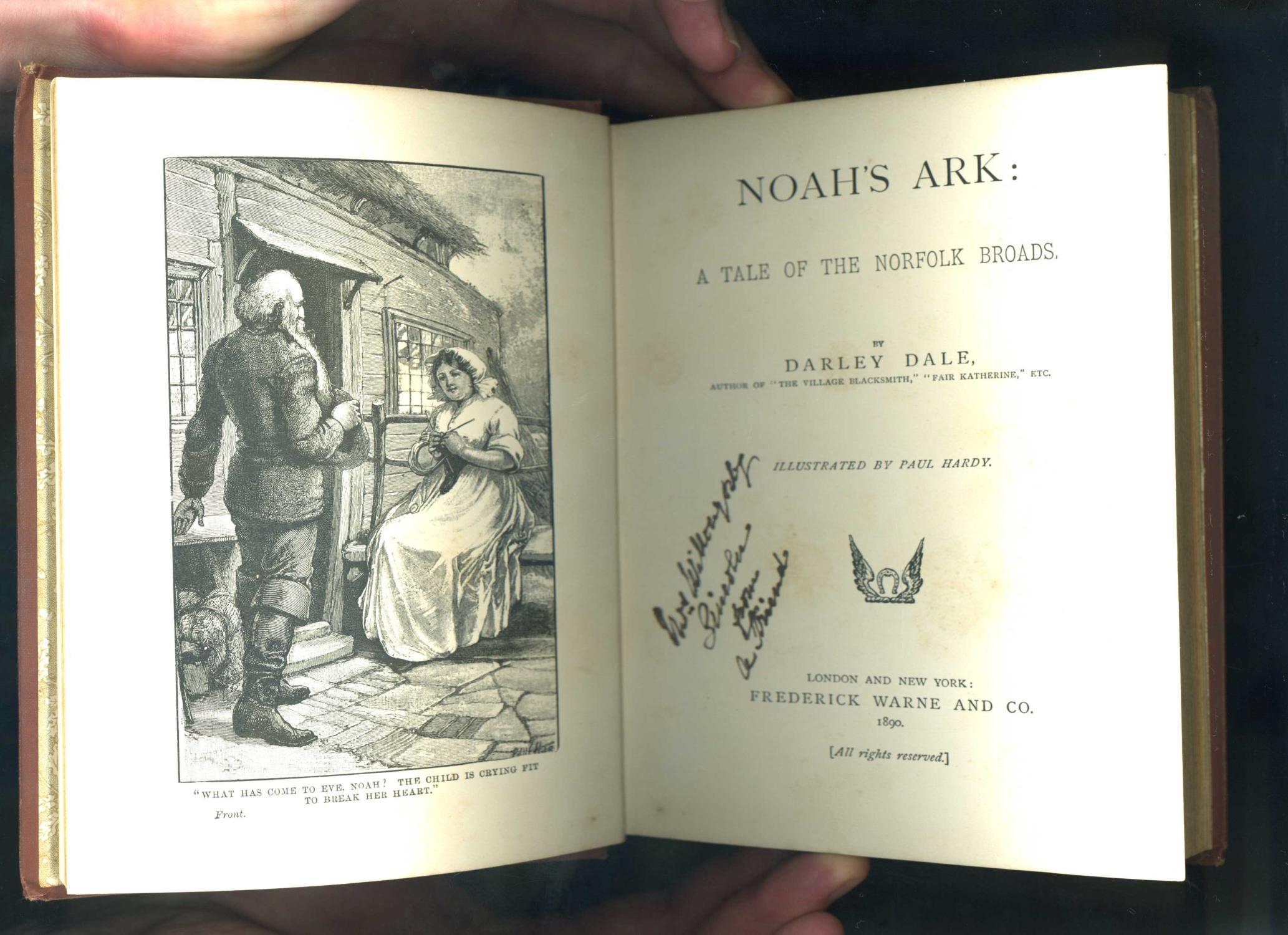 NOAH'S ARK: A TALE OF THE NORFOLK BROADS by Darley Dale [Pseud ...