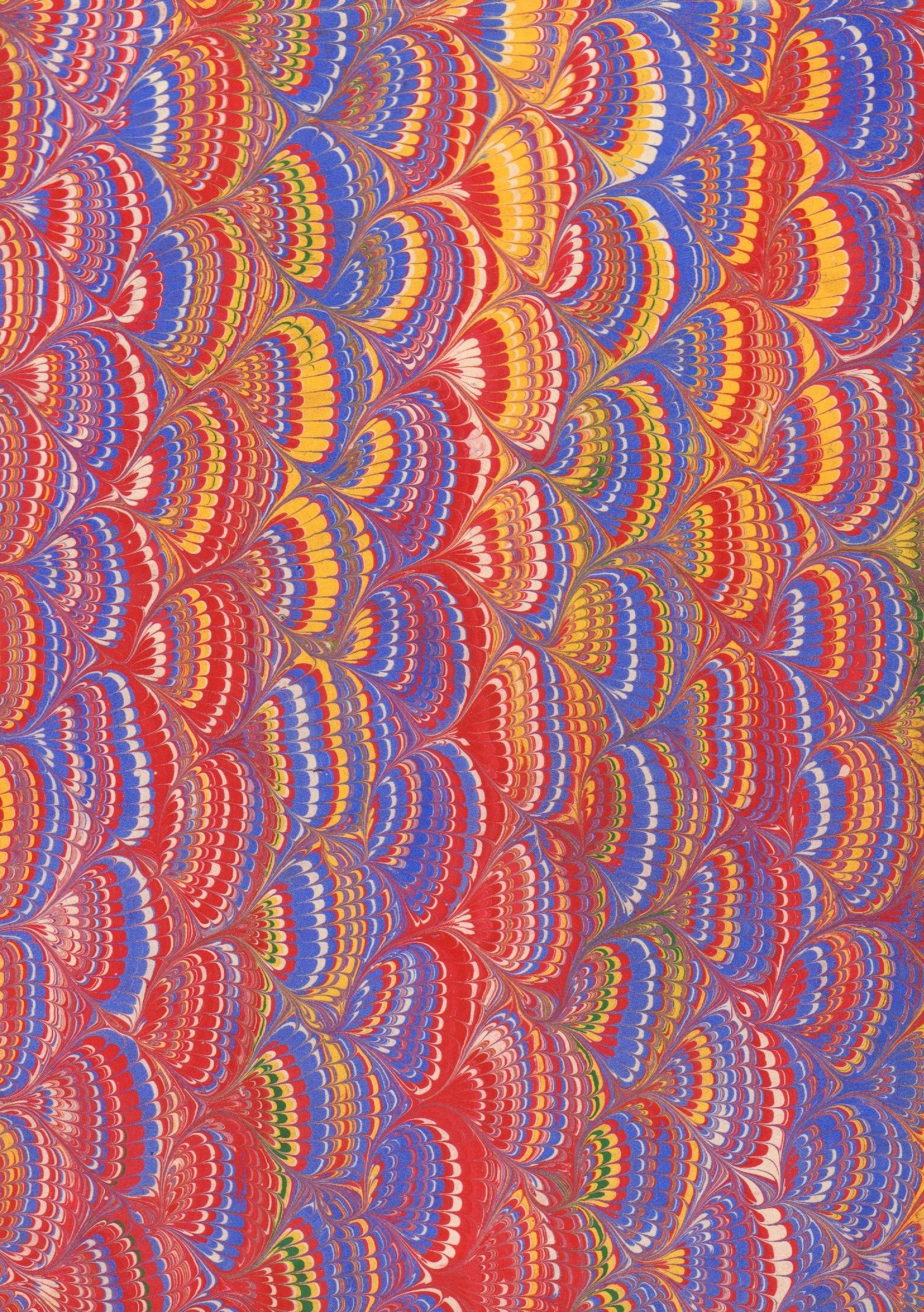 The Process of Marbling Paper. GPO-PIA Joint Research Bulletin. Bindery ...