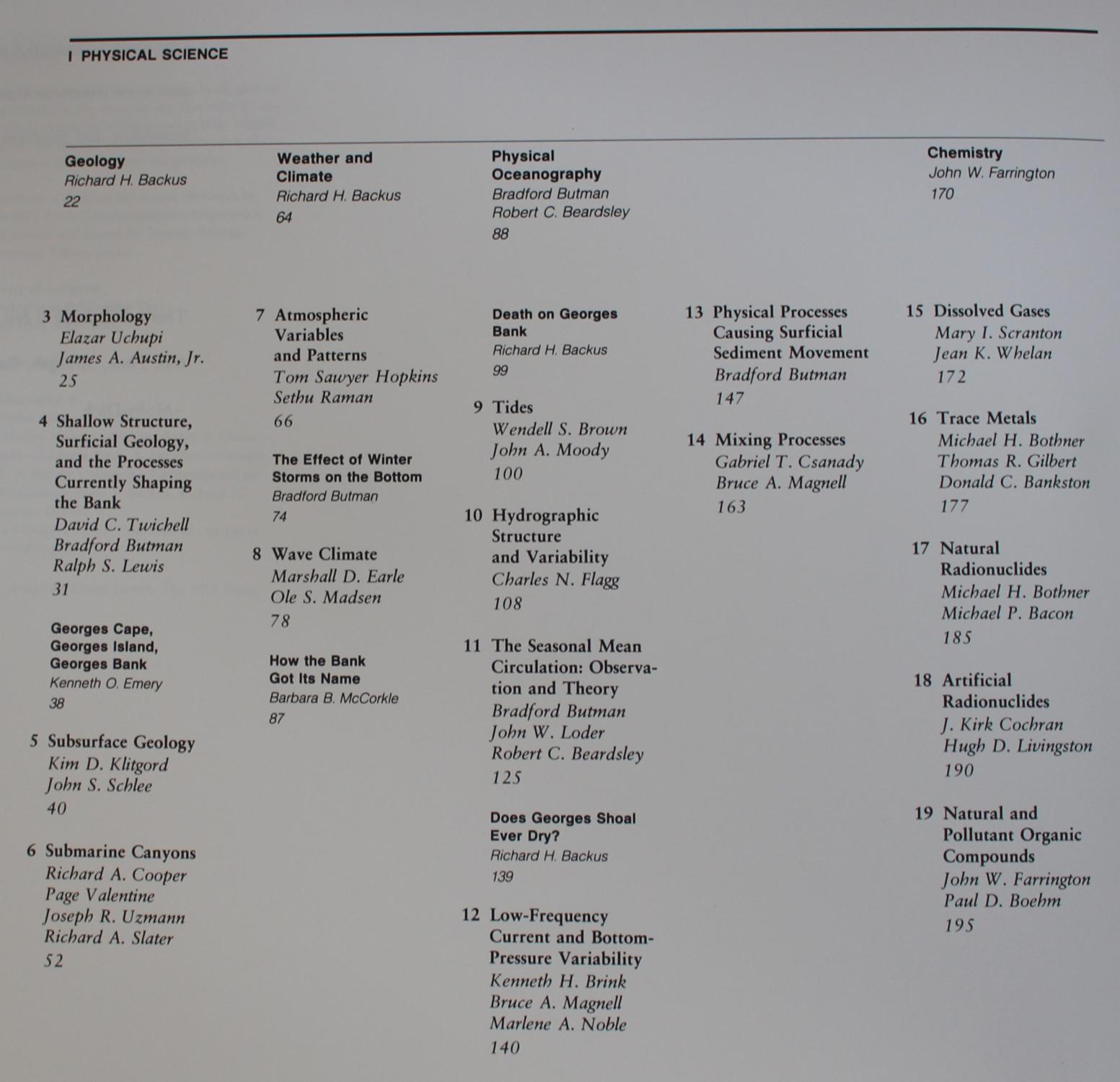 The Georges Bank by Richard H. Backus: Fine Hardcover (1987) 1st ...