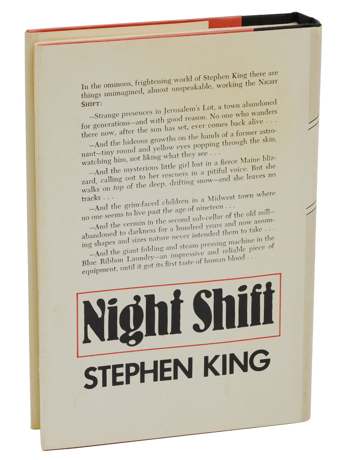 Night Shift by King, Stephen: Hardcover (1978) First Edition., Signed ...