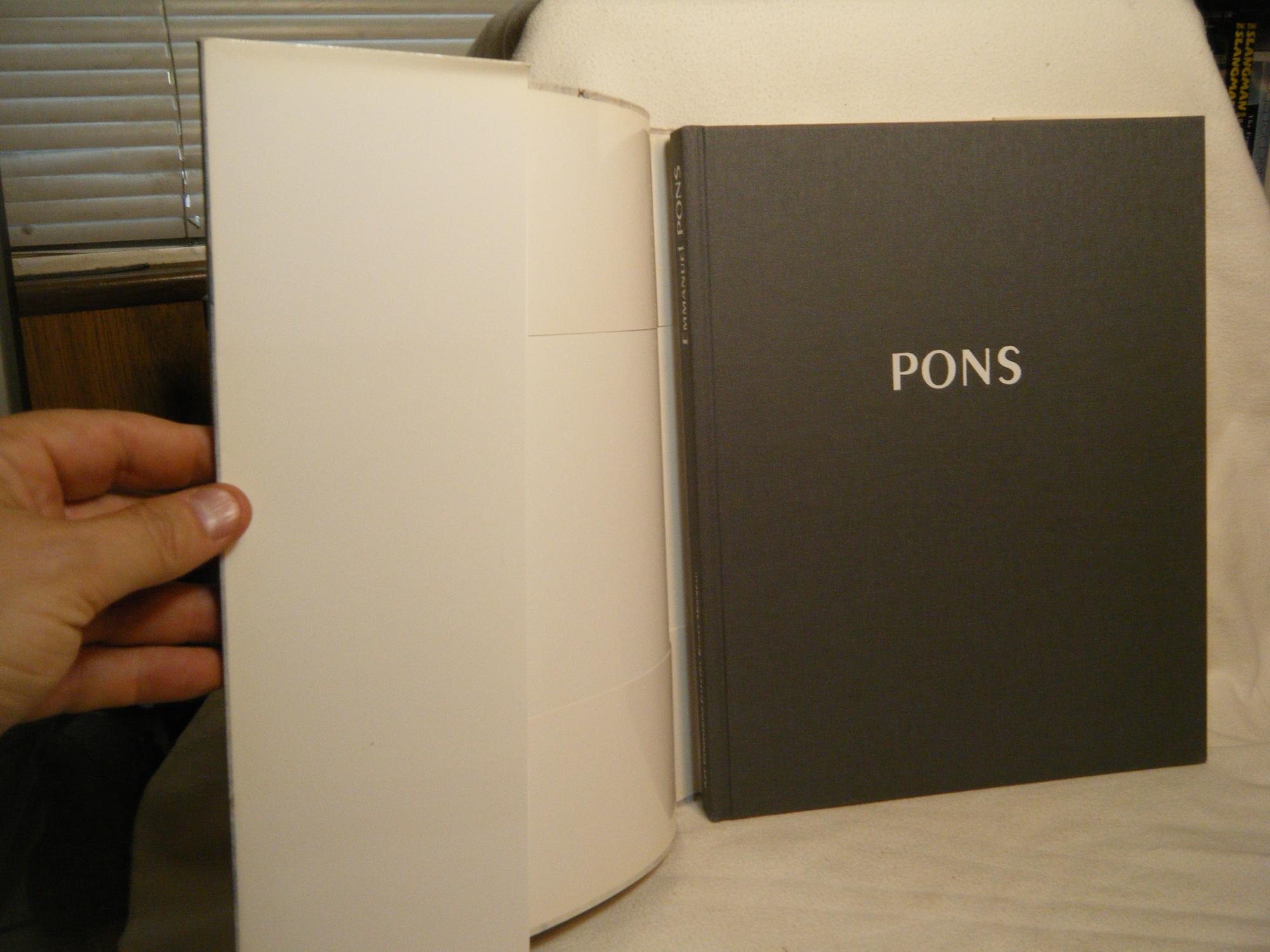 Emmanuel Pons monographie par Emmanuel Pons: Fine Hardcover (2000 ...