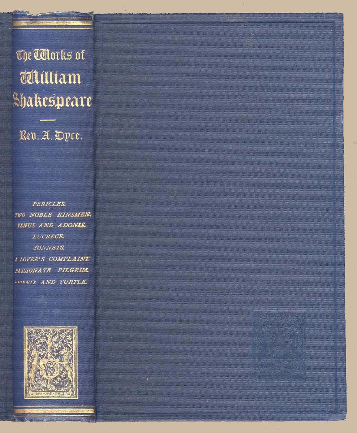 The Works of William Shakespeare by Rev Alexander Dyce: Good Hardcover ...