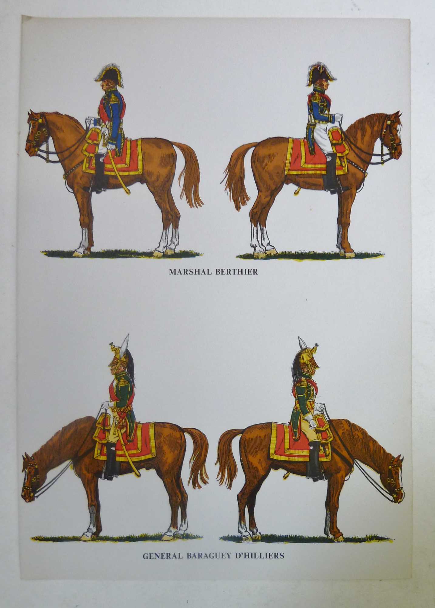 Marshal Berthier & General Baraguey D'Hilliers Illustration by ...