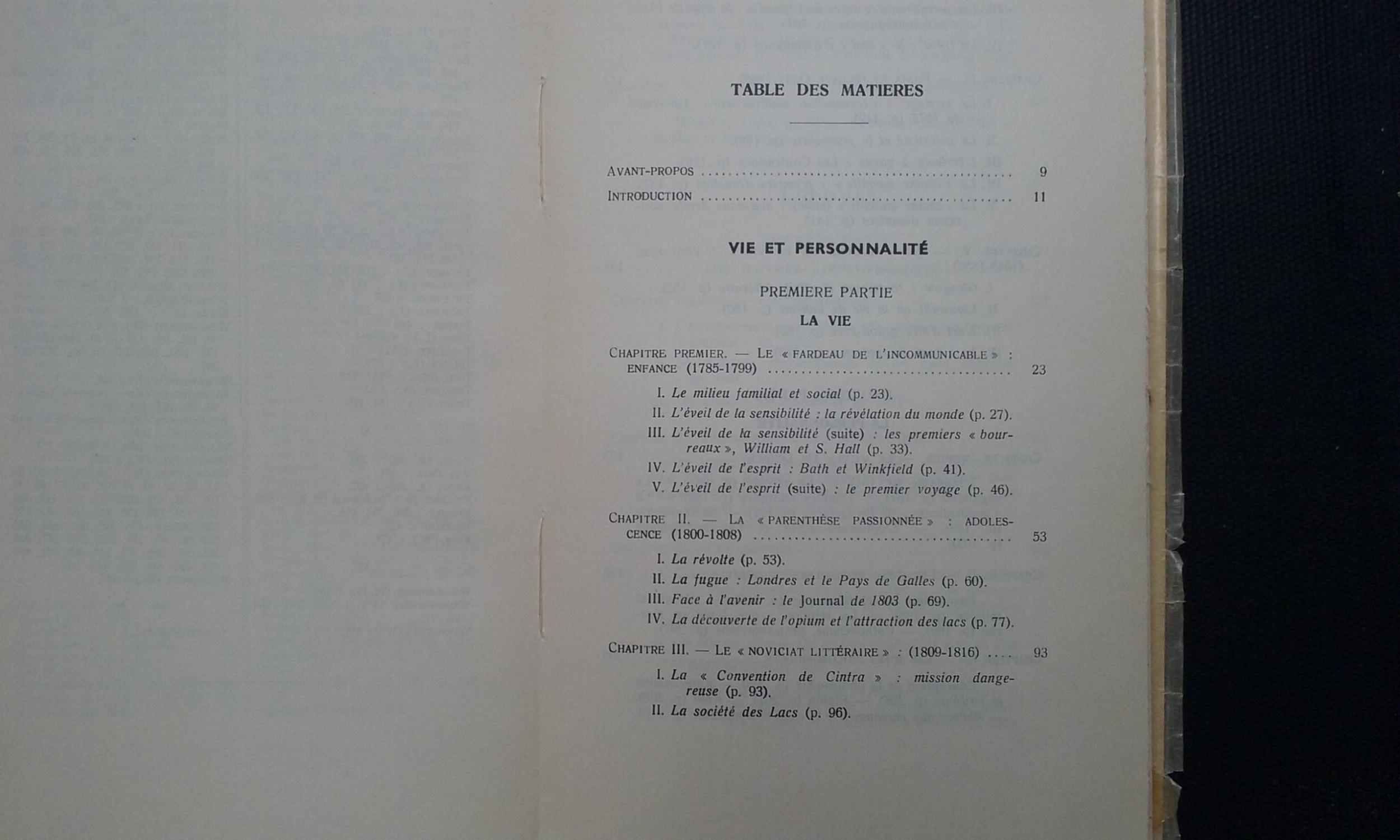 Thomas de Quincey. La Vie - L'Homme - L' uvre by MOREUX Françoise: Très ...