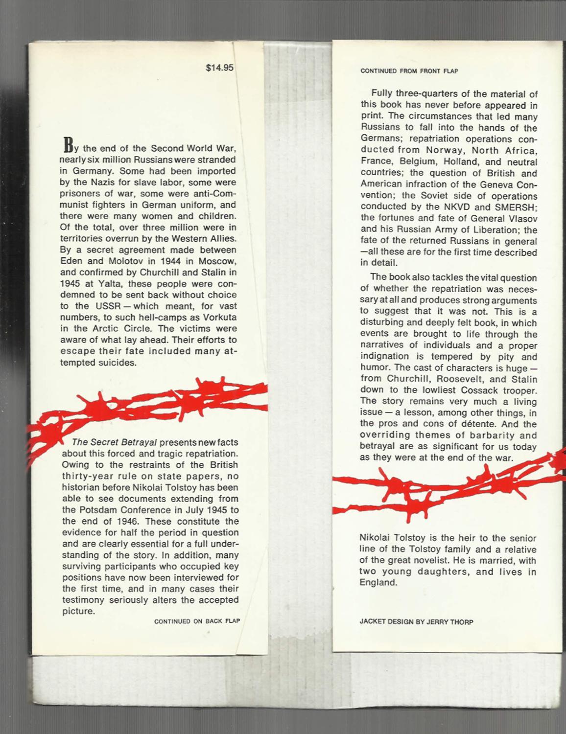 THE SECRET BETRAYAL 1944~1947: The First Full Revelation Of One Of The ...