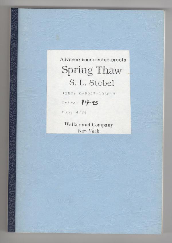 Spring Thaw by S. L. Stebel (First Edition) Proof Signed Presentation ...