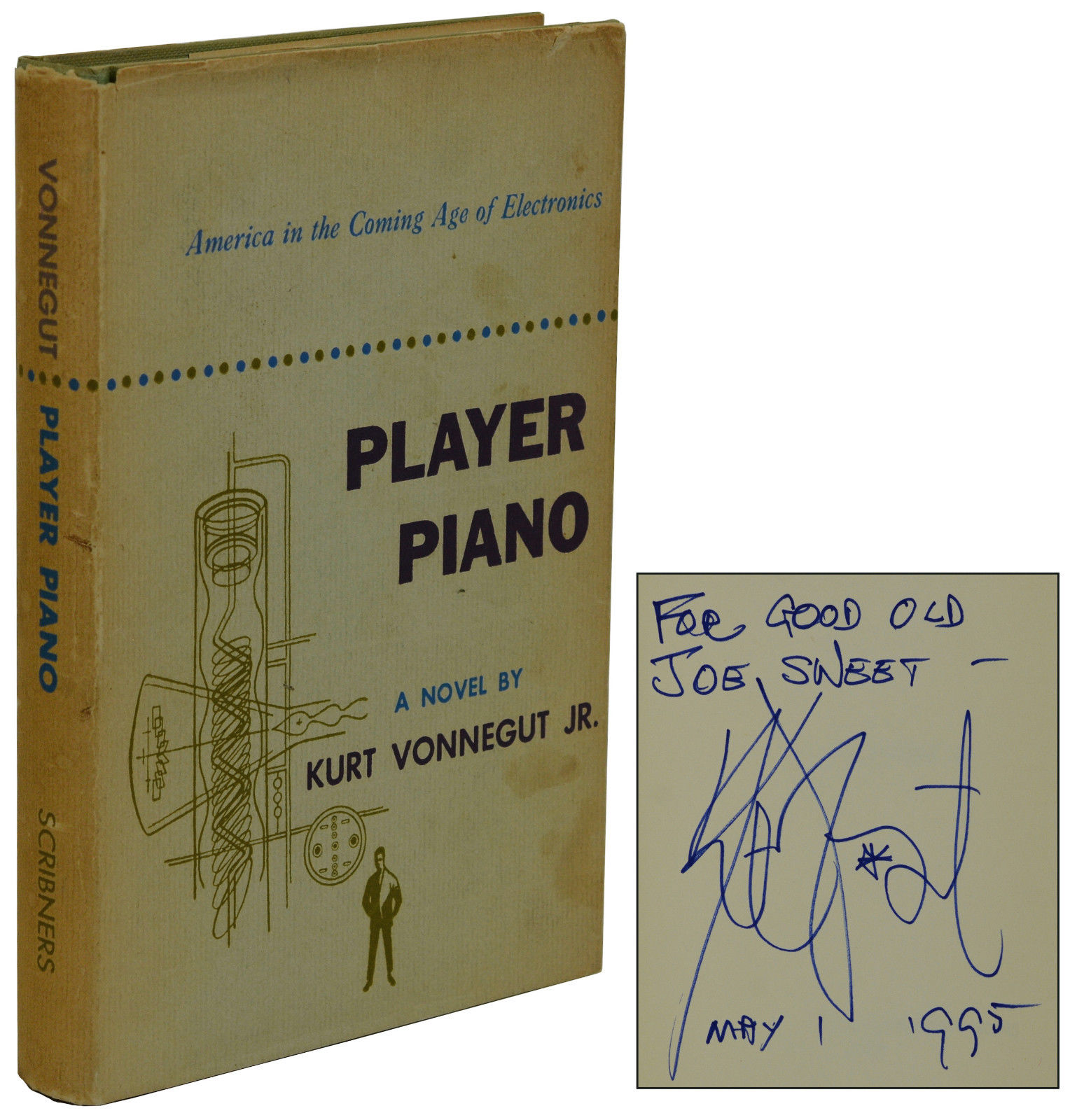 Player Piano by Vonnegut, Kurt: Very Good (1952) First Edition., Signed ...