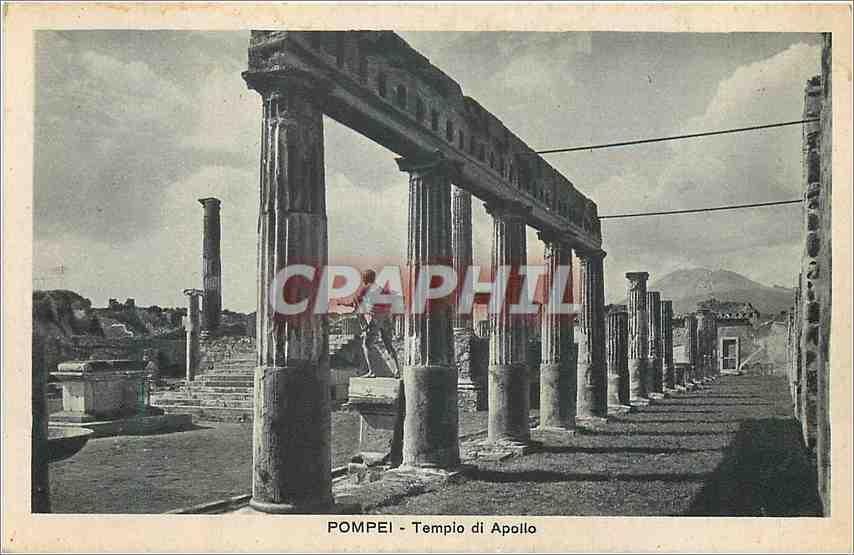 Carte Postale Ancienne Pompei Tempio di Apollo: Manuskript ... Carte Postale Ancienne Pompei Tempio di Apollo: Manuskript ...