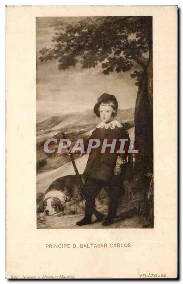 Atts - Tableau - Principe D Baltasar Carlos - Velazquez Chien dog Carte ...
