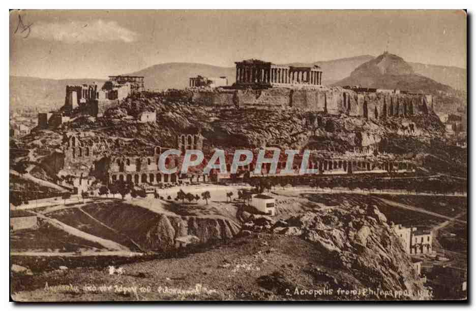 Carte Postale Ancienne Grece Greece Acropolis Athenes: Manuscript ...