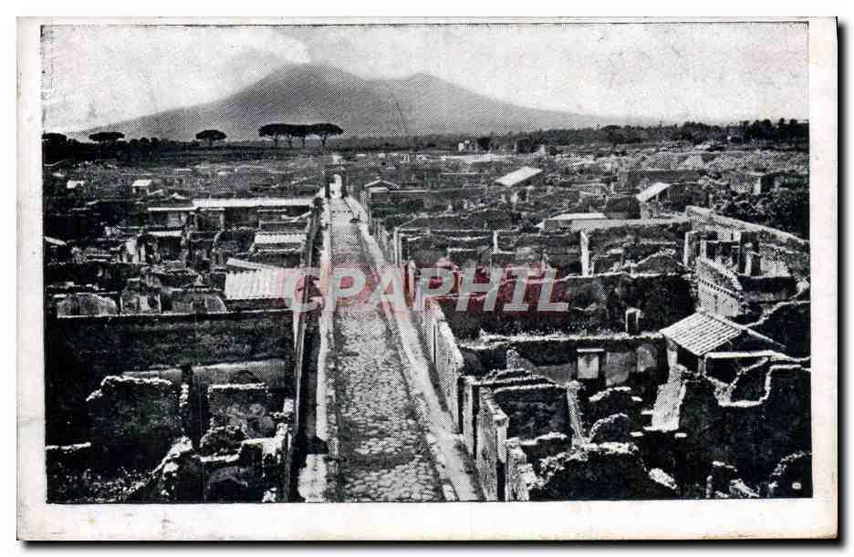 Carte Postale Ancienne Pompei Panorama vue générale: Manuskript ... Carte Postale Ancienne Pompei Panorama vue générale: Manuskript ...
