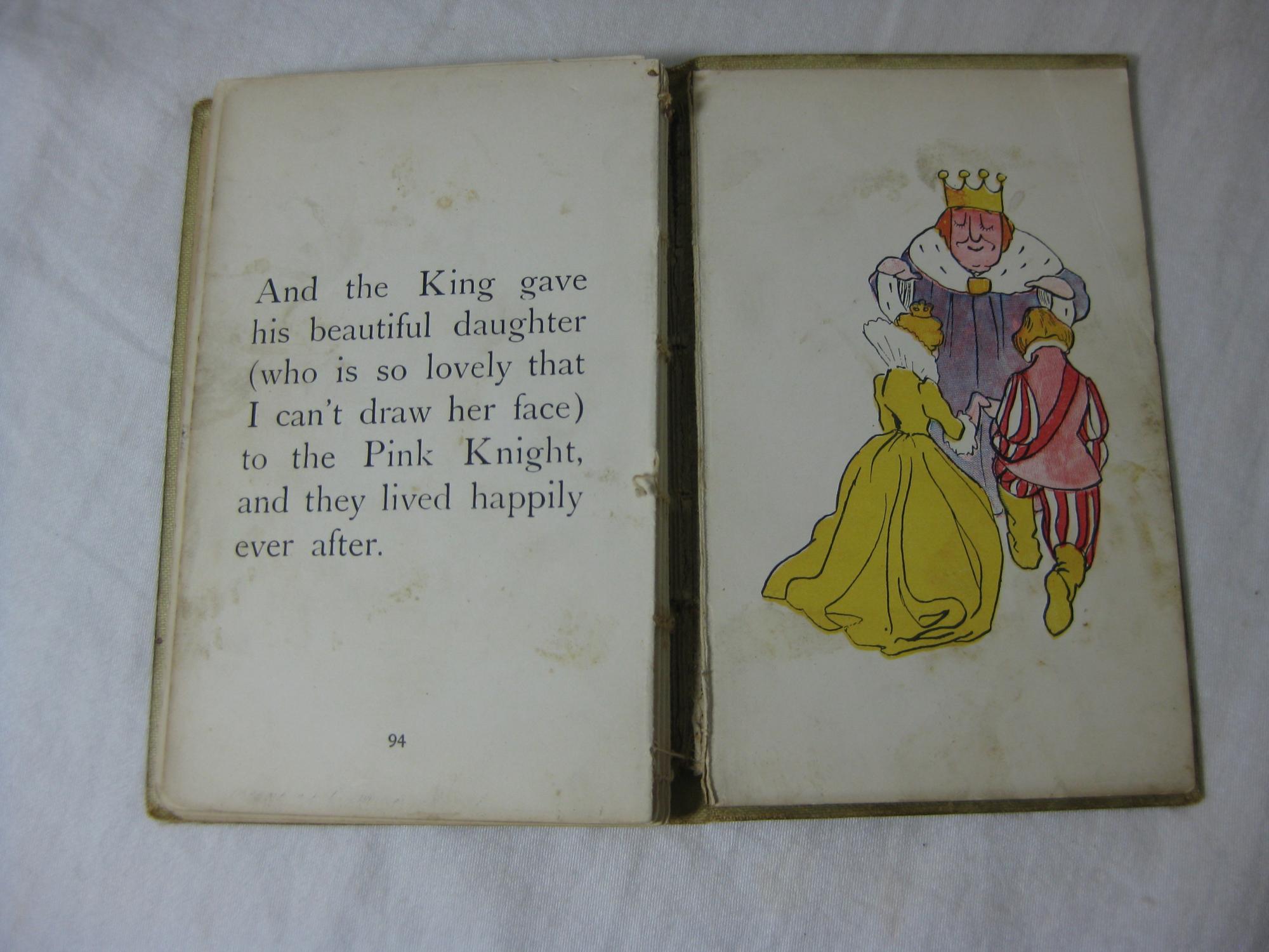THE PINK KNIGHT by Monsell, J. R.: Fair Cloth (1901) 1st Edition ...