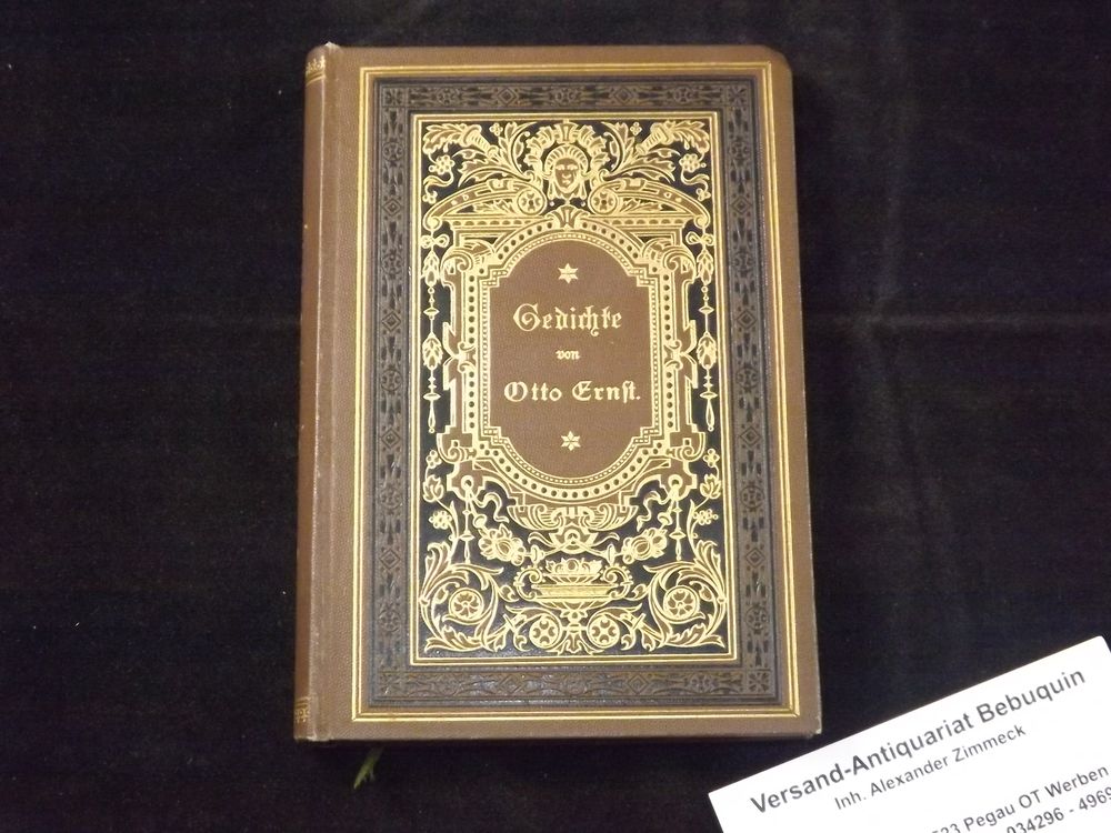 (d. i. Otto Ernst Schmidt) Gedichte. von ERNST, Otto: (1889 ...