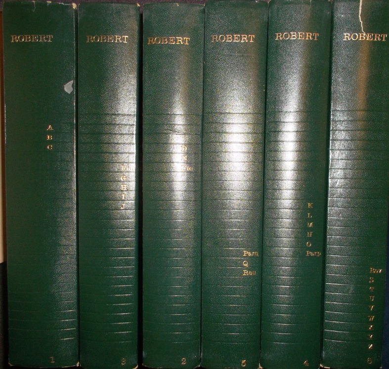 Le Robert - Dictionnaire alphabétique et analogique de la langue ...