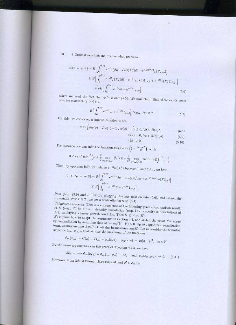 Continuous Time Stochastic Control And Optimization With Financial