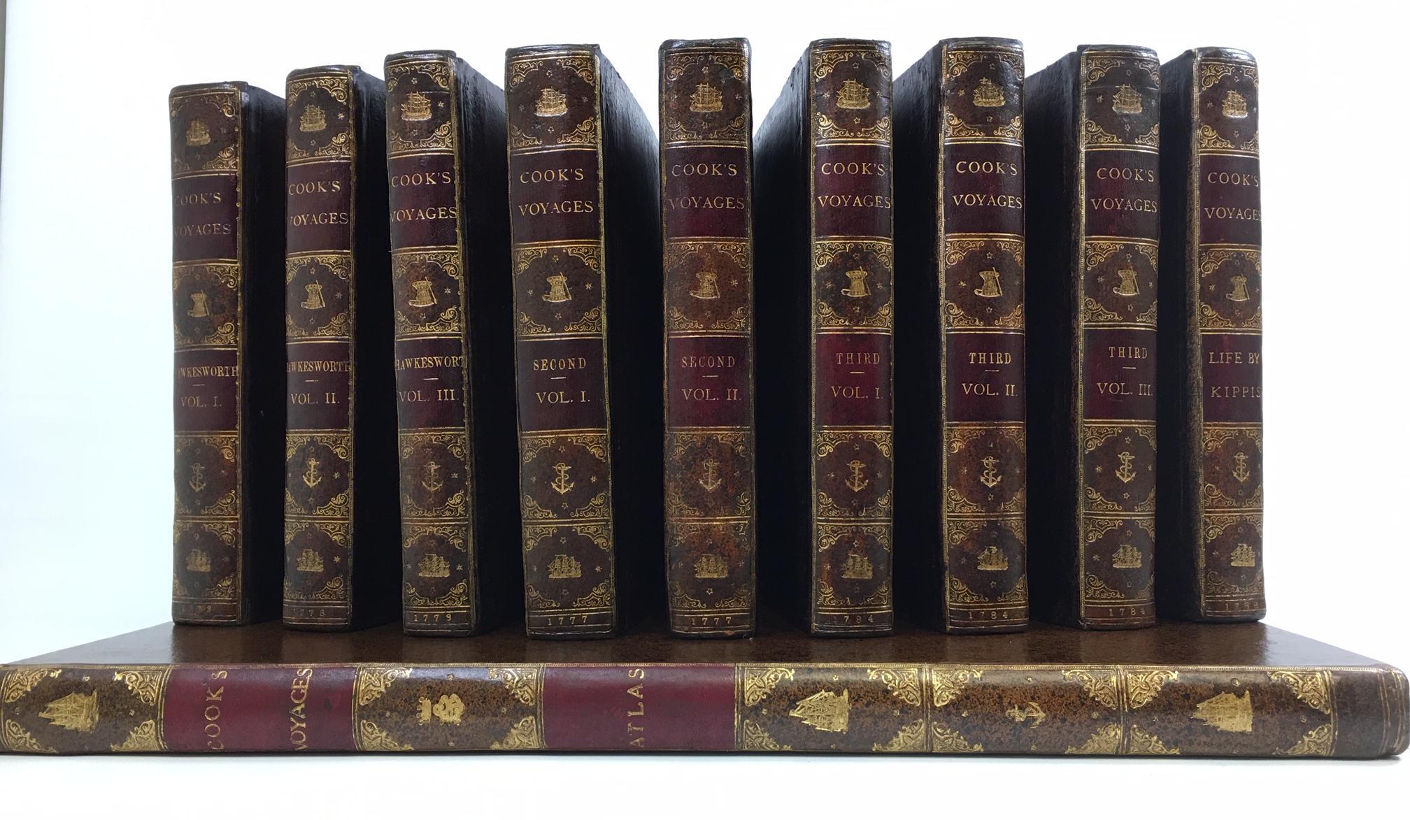 THE THREE VOYAGES OF CAPTAIN JAMES COOK. by COOK, Capt. James: Near ...